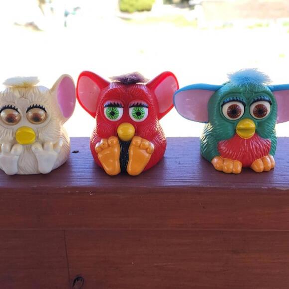 McDonald's | Toys | Vintage Mcdonalds Furby Happy Meal Toys Lot Of 3 ...